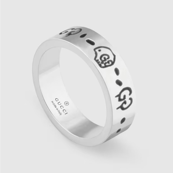 Gucci | Jewelry | Authentic Gucci Ghost Ring Size 75 | Poshmark